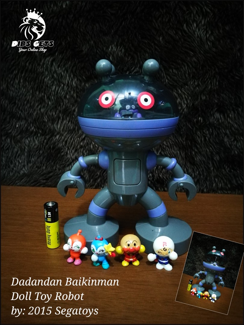 Anpanman, Dadandan Baikinman Doll Toy Robot, Hobbies & Toys, Toys ...
