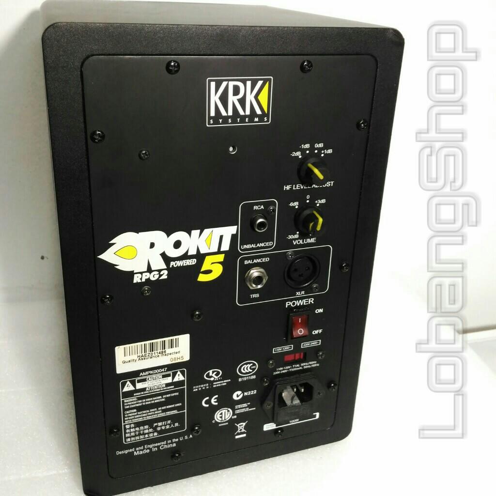Authentic KRK Rokit 5 RPG 2 Powered Studio Monitor Speaker XLR Balanced ...