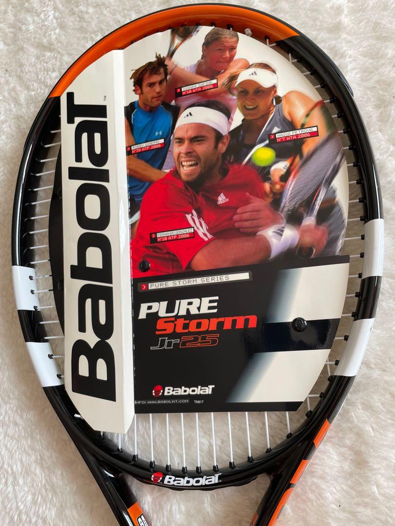 Babolat Pure Storm Jr25 Tennis Racquet, Sports Equipment, Sports ...