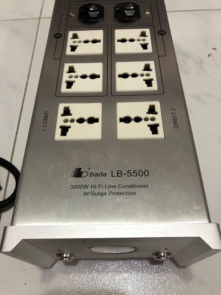 Bada LB 5500 HIFI Audio Power Purifier Filter 3000W 15A POWER STRIP speaker amplifier desktop ...