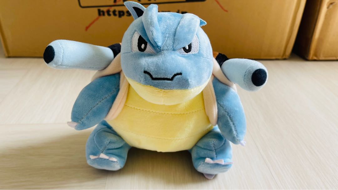 (Nego) Blastoise Pokemon Plush Toy Plushie Claw Machine Prize, Hobbies ...