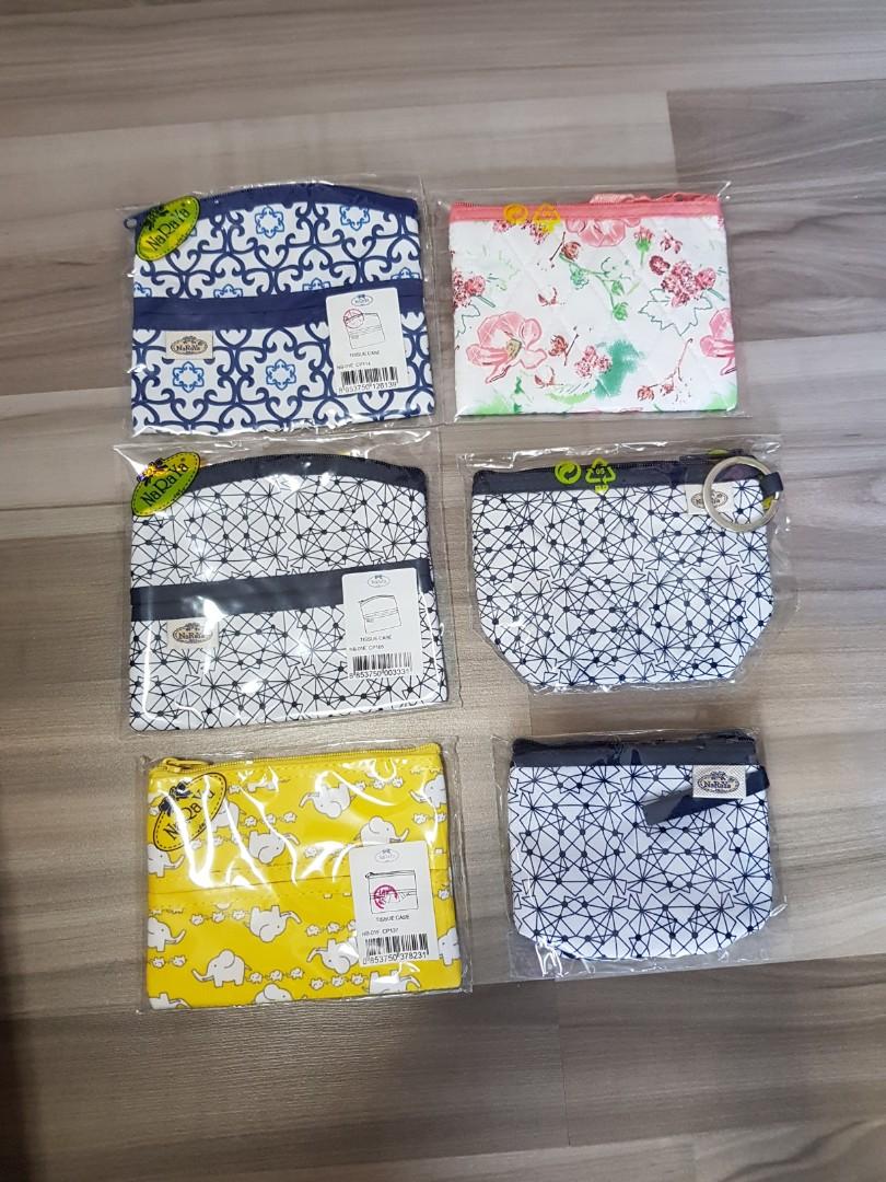 BN Naraya coin / pocket tissue pouches, Women's Fashion, Bags & Wallets ...