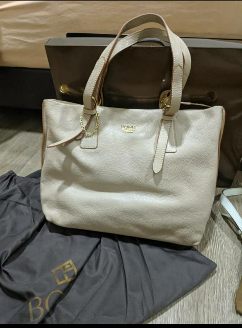 Authentic Bonia Full Leather Shoulder Bag, Luxury, Bags & Wallets on ...