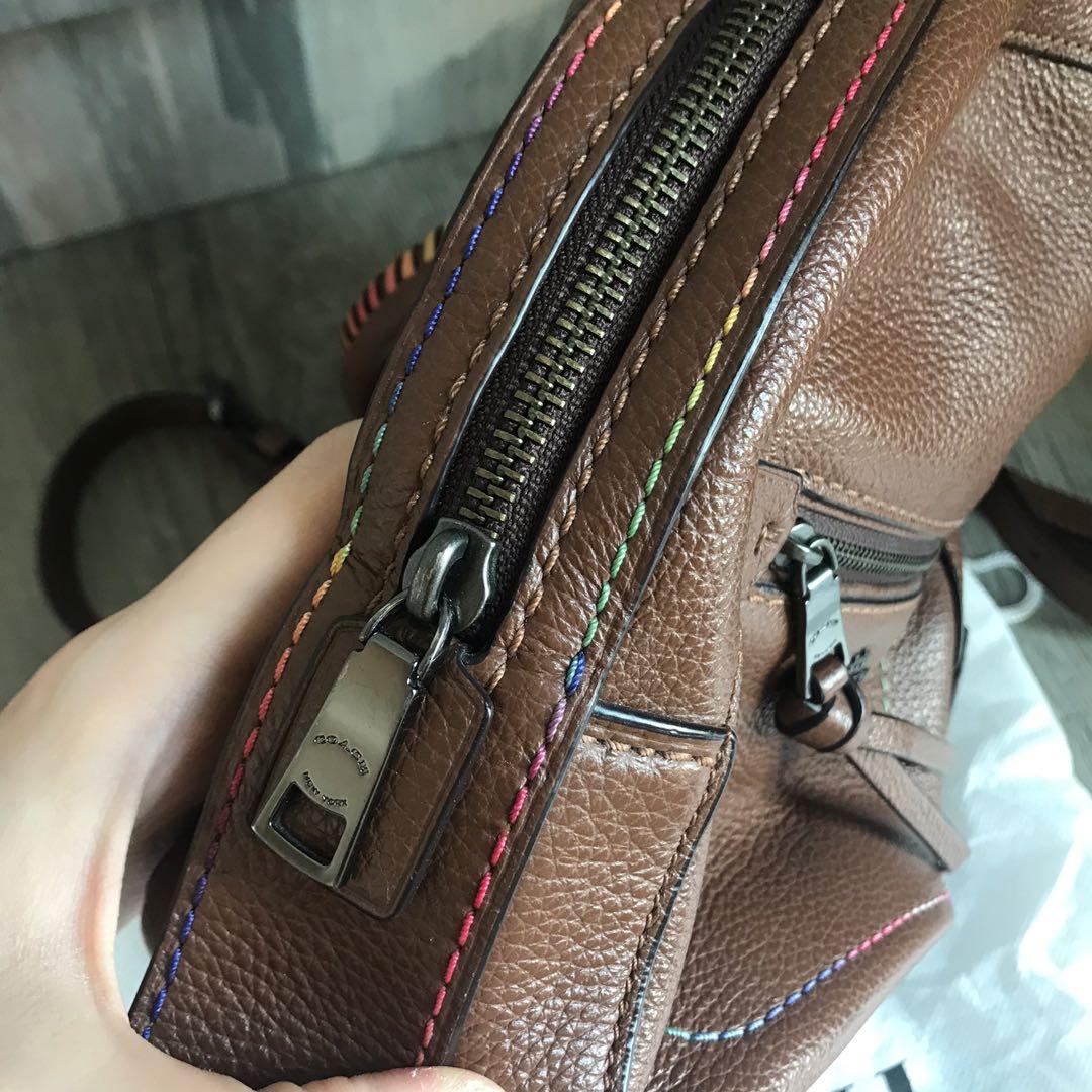 Brand New Limited Edition Coach Mini Andi 3 Way Backpack with Rainbow ...