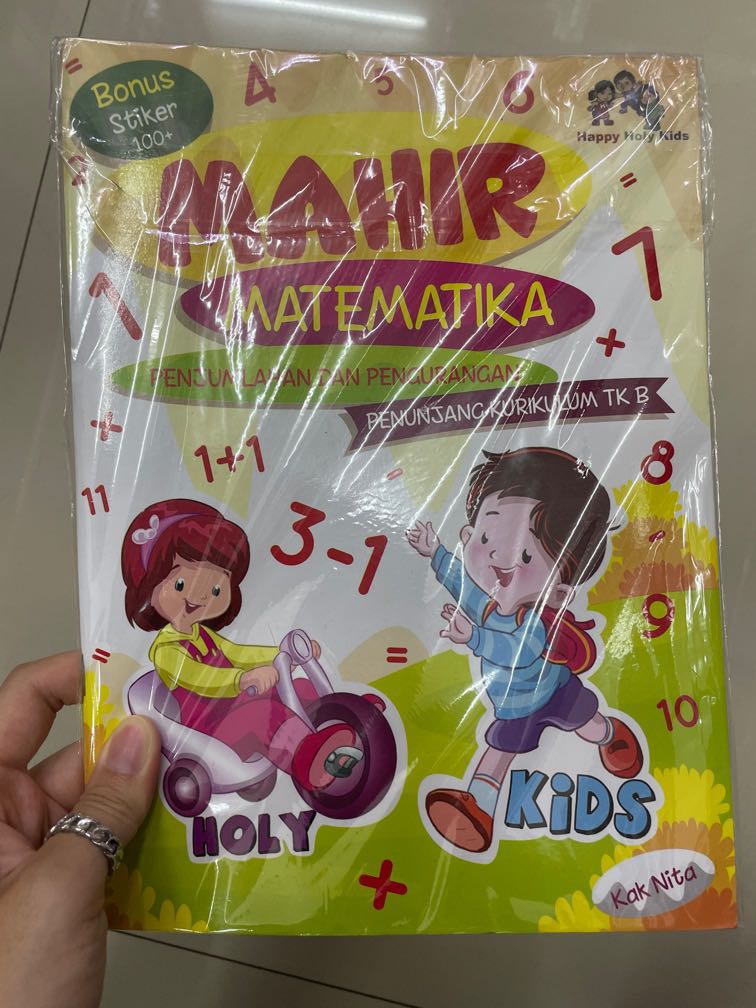 Buku Anak belajar matematika dasar TKB math book, Buku & Alat Tulis ...