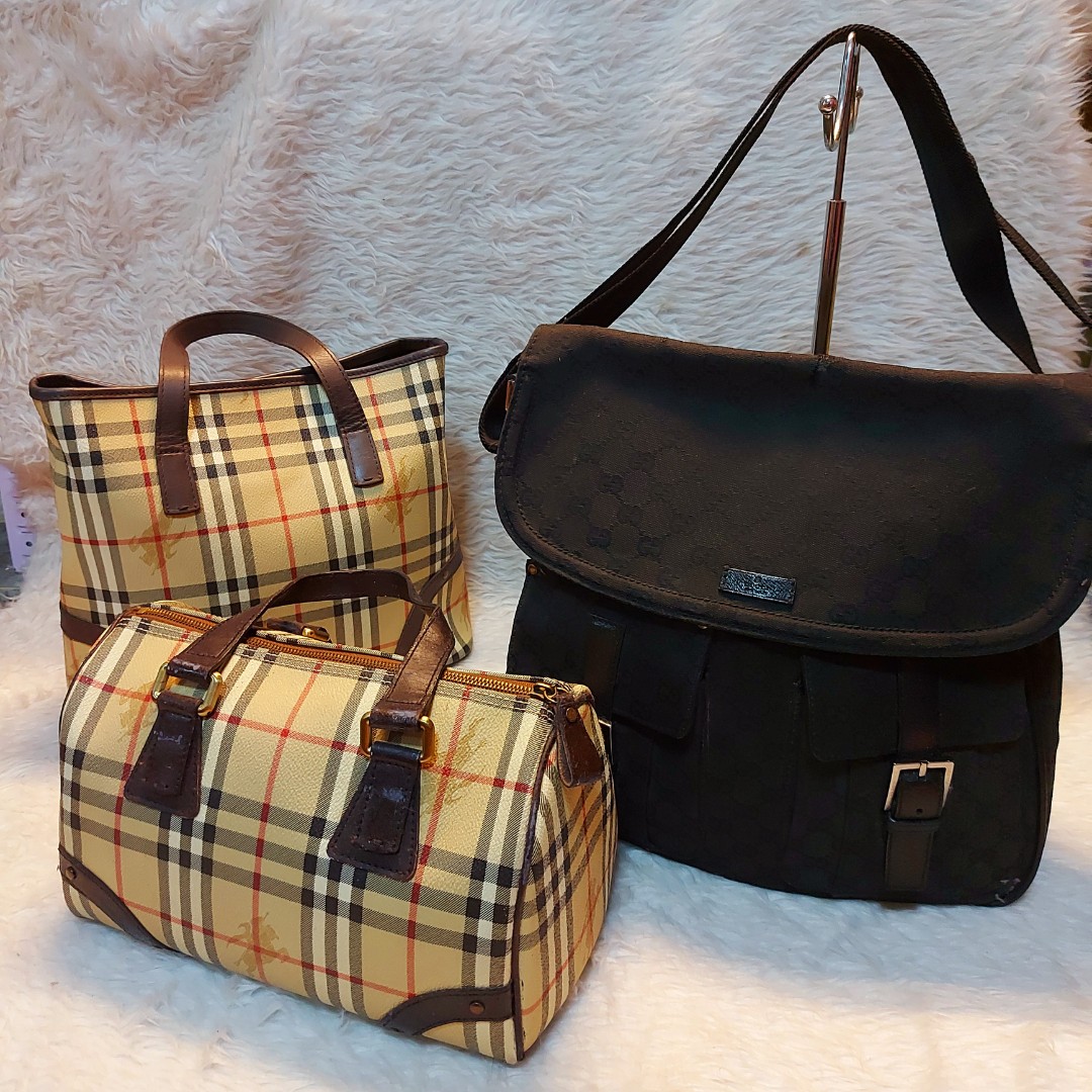Burberry and gucci, Luxury, Bags & Wallets on Carousell