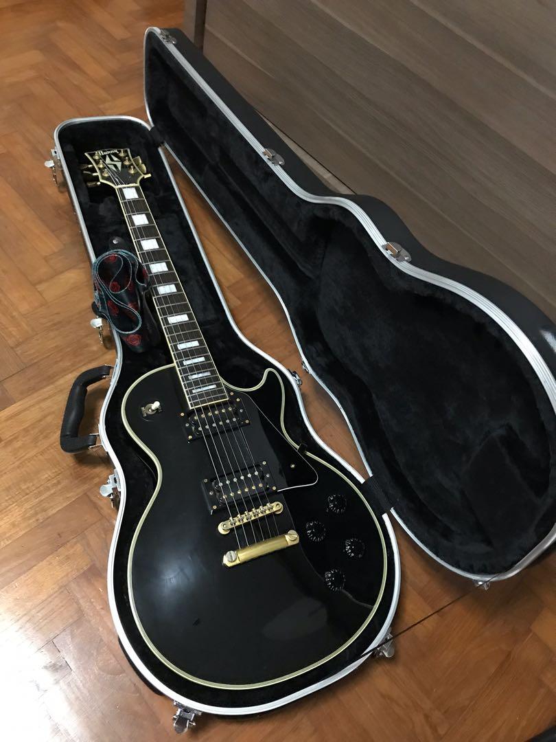 Burny RLC MIJ Les Paul Custom (Without Case), Hobbies & Toys, Music & Media, Musical Instruments ...