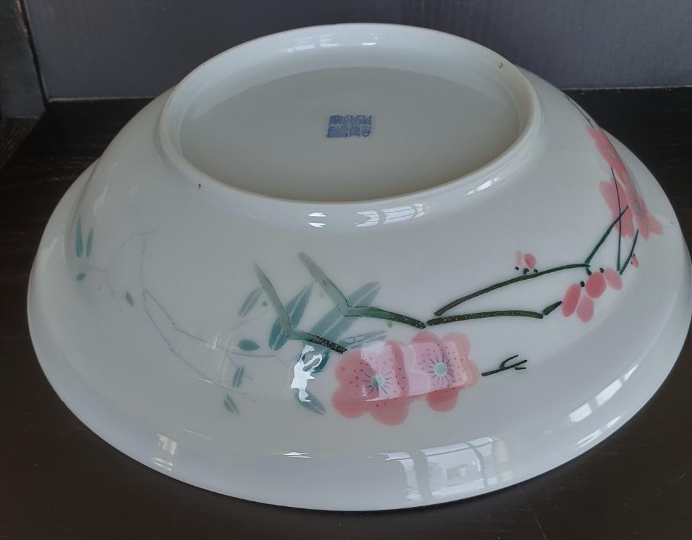 Chinese Cultural Revolution Porcelain Mao Ze Dong Red Plum Blossom 毛主席瓷 ...