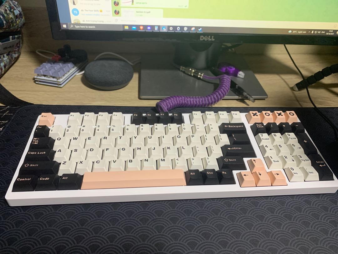 Custom hotswap 1800 layout compact full-size Keyboard. Sky980 TM980 kit ...