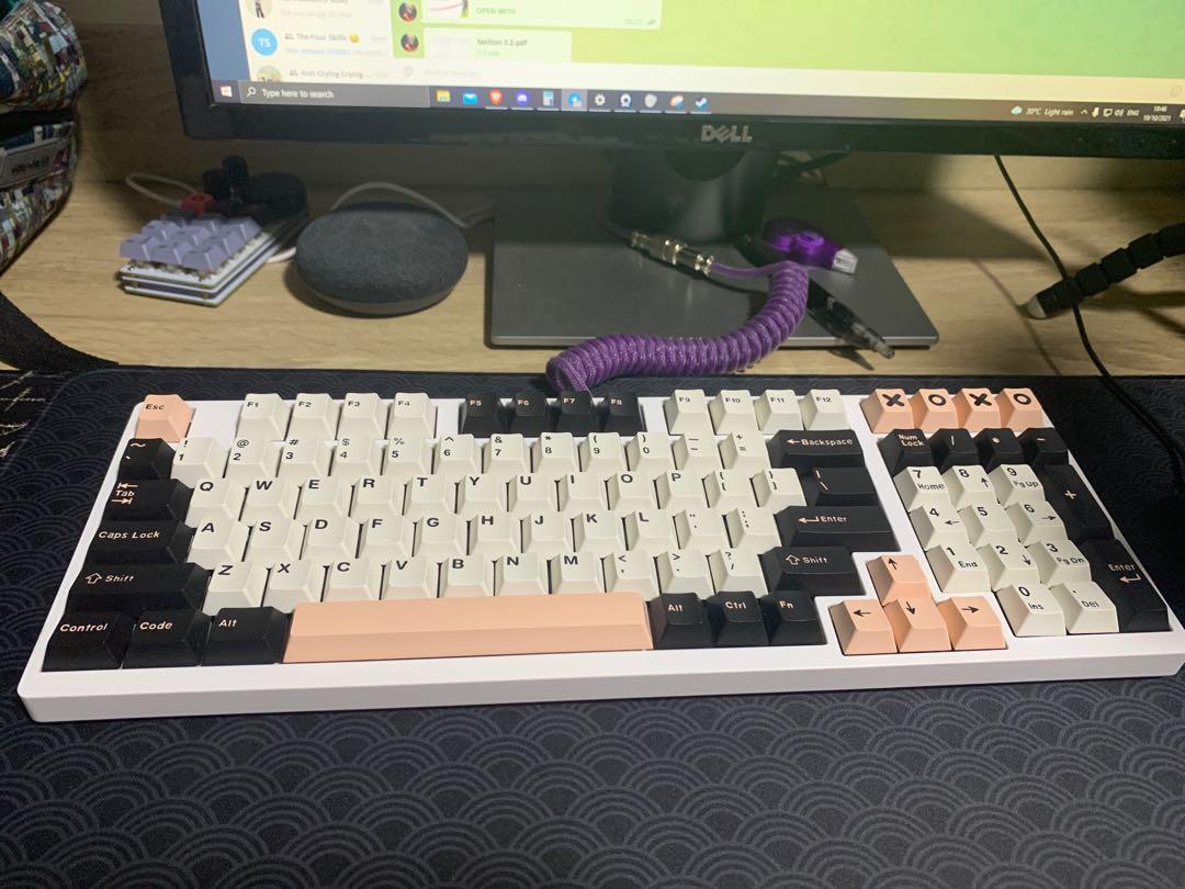 Custom hotswap 1800 layout compact full-size Keyboard. Sky980 TM980 kit ...
