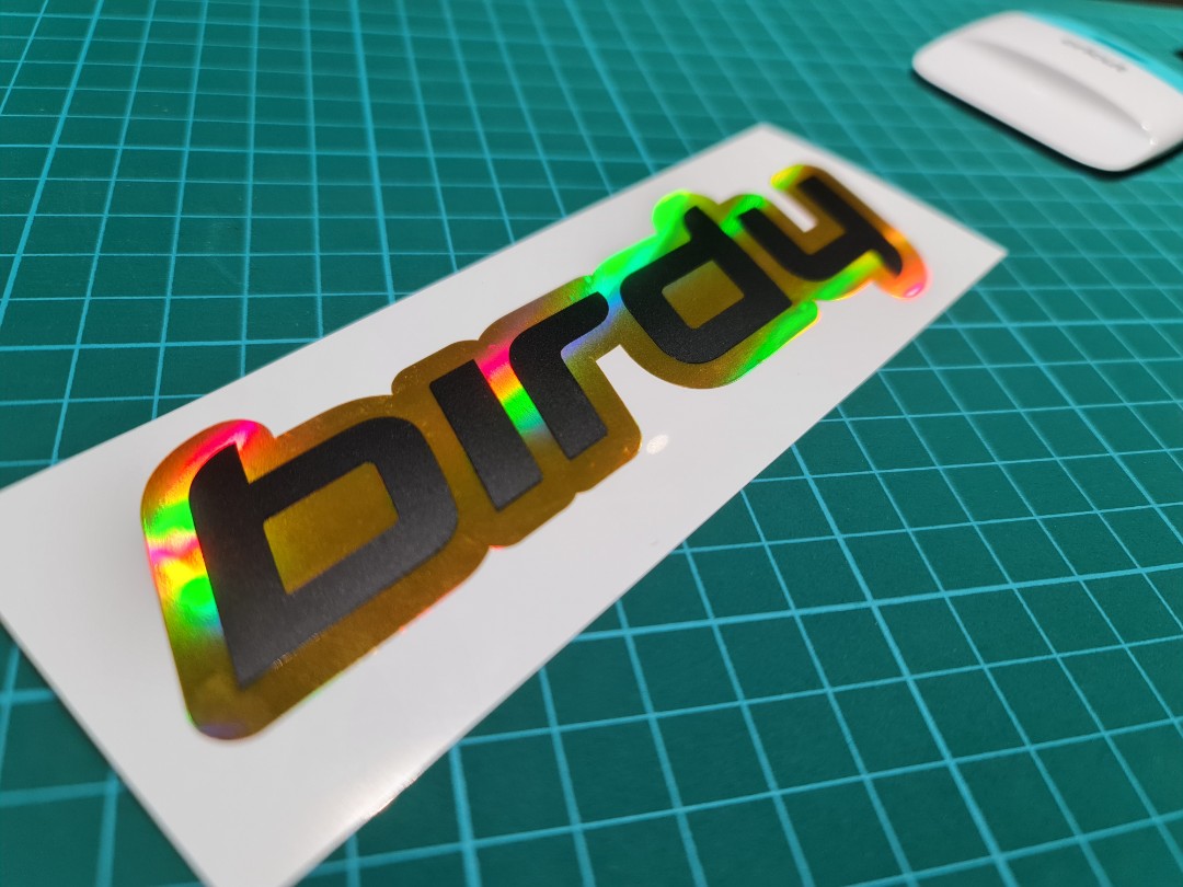 Customize Birdy Bike Logo, Sports Equipment, Bicycles & Parts, Parts ...