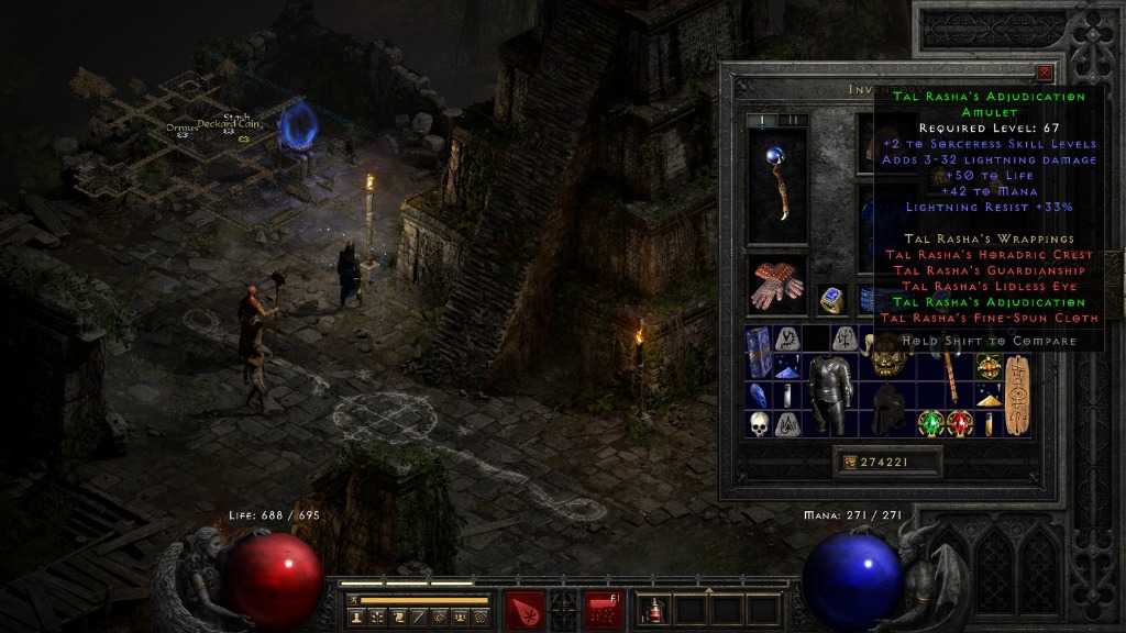 d2r diablo 2 tal rasha amulet, Video Gaming, Video Games, Others on ...