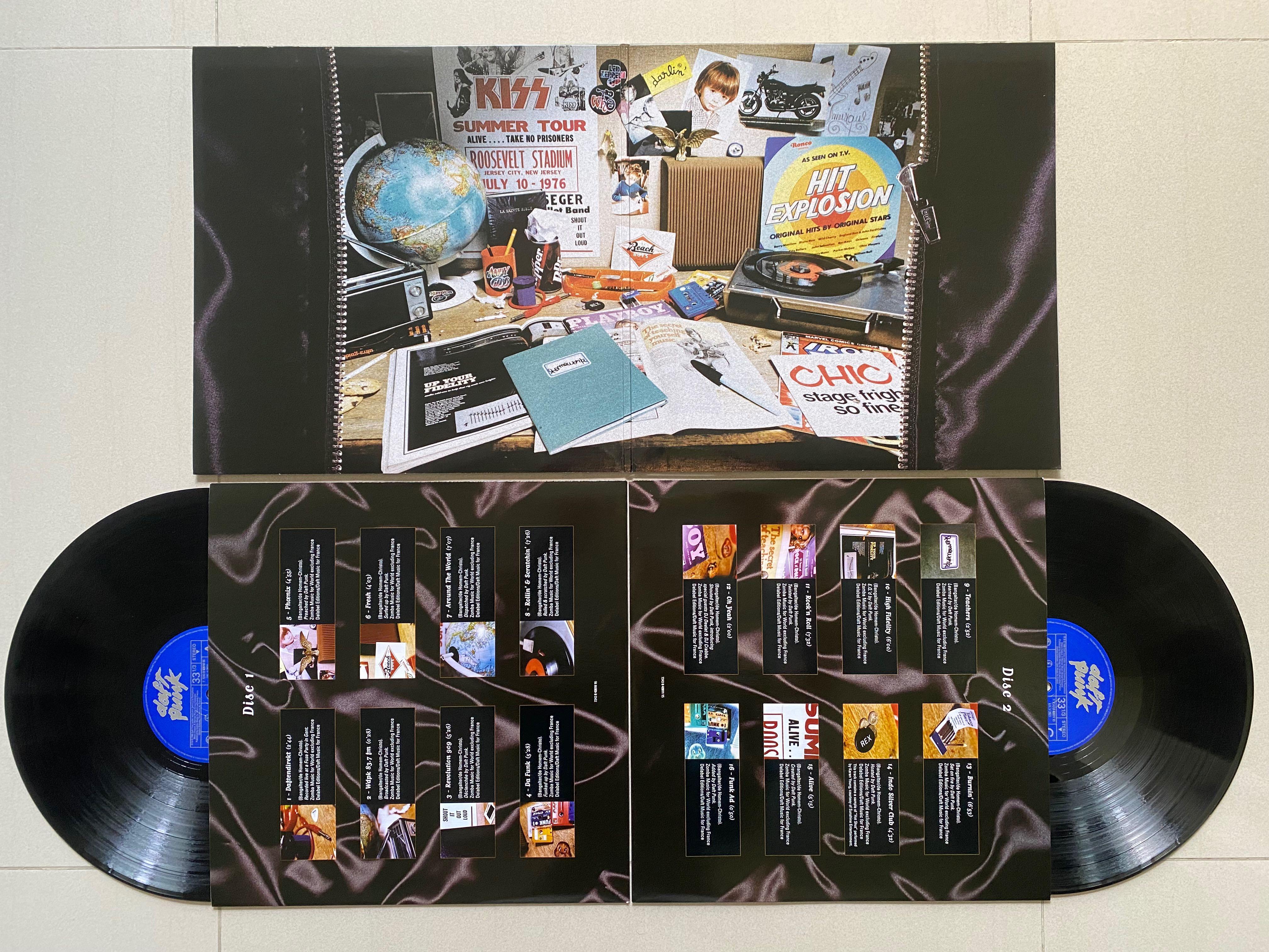 DAFT PUNK - Homework - 2LP (reissue), Hobbies & Toys, Music & Media ...