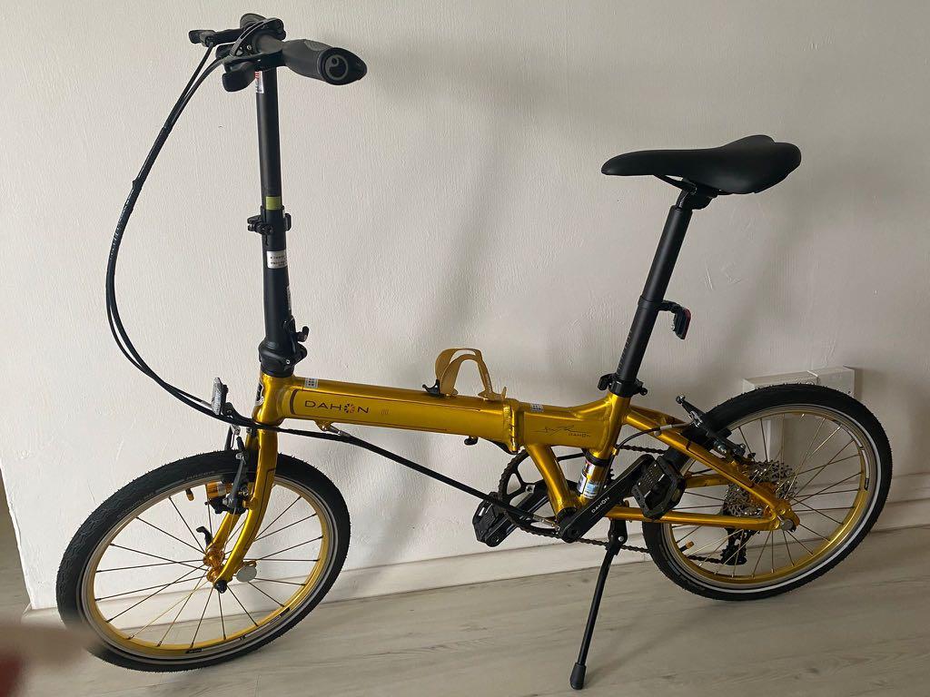 Dahon golden 30th anniversary folding bike octified, Sports Equipment ...
