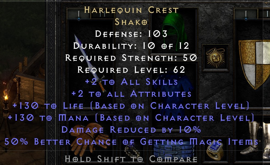 Diablo Harlequin Crest - Shako, Hobbies & Toys, Toys & Games on Carousell