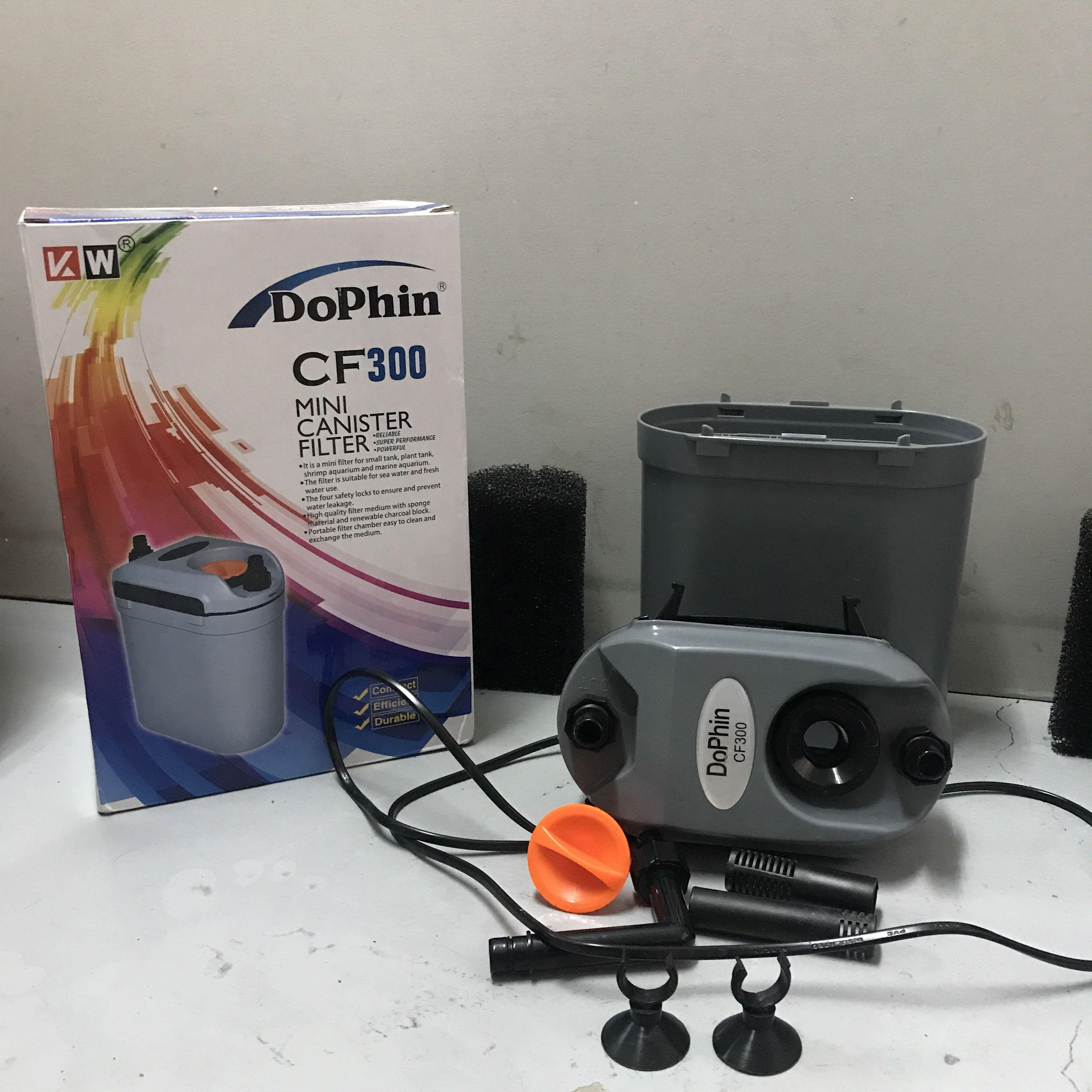 DOPHIN CF-300 MINI CANISTER FILTER, Pet Supplies, Homes & Other Pet ...