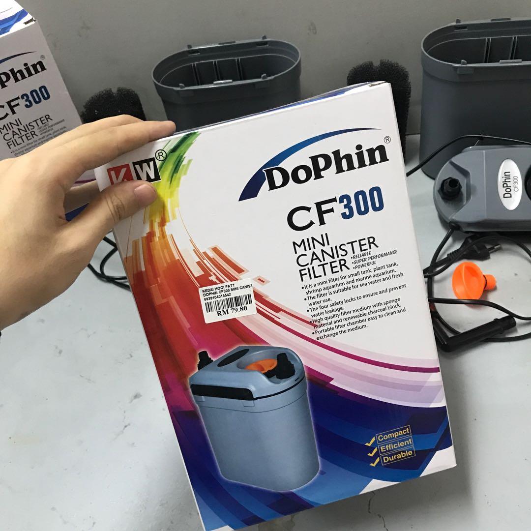 DOPHIN CF-300 MINI CANISTER FILTER, Pet Supplies, Homes & Other Pet ...