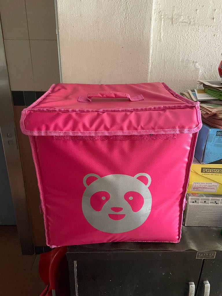 Foodpanda bags, Motorcycles, Motorcycle Accessories on Carousell