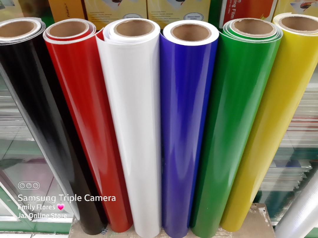 Glossy car vinyl stickers 24" x10mtrs, Car Parts & Accessories, Emblem ...