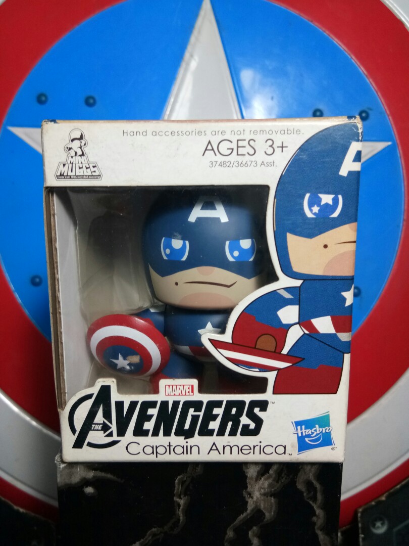Hasbro Marvel Avengers MINI Mighty Muggs 3" Inch Captain America Figure ...