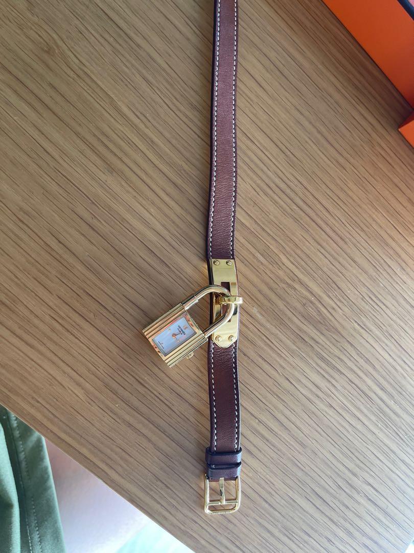 Hermes Kelly lock watch, Luxury, Watches on Carousell