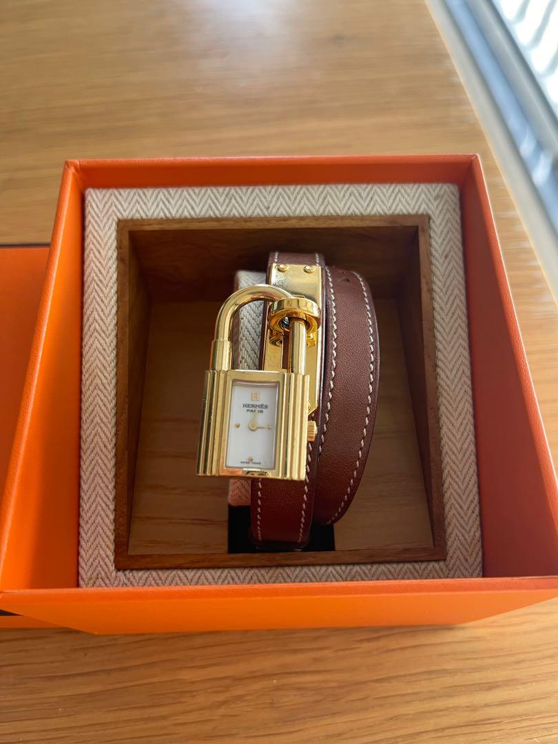 Hermes Kelly lock watch, Luxury, Watches on Carousell