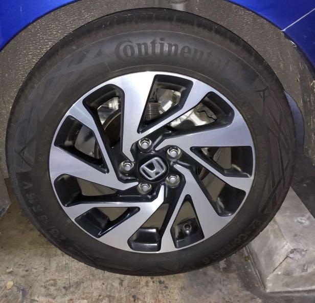 Honda Civic 16" Rims, Car Accessories, Tyres & Rims on Carousell