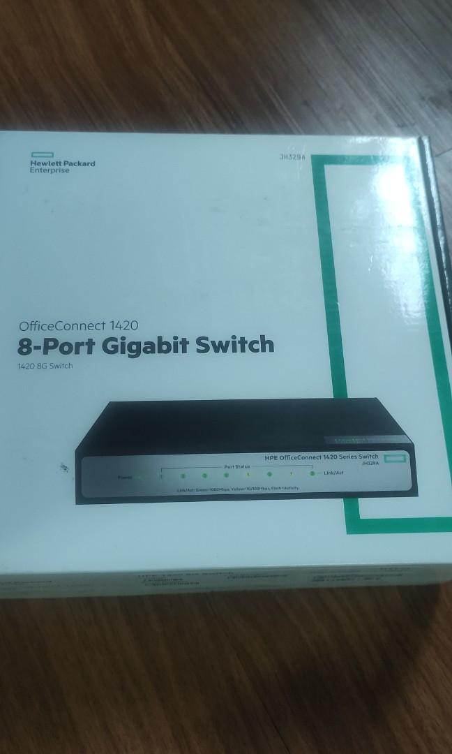 Hp 8 port switch, Computers & Tech, Parts & Accessories, Computer Parts ...