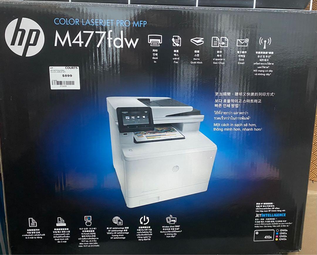 HP Color LaserJet Pro MFP M477fdw, Computers & Tech, Printers, Scanners ...