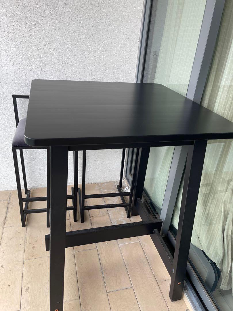 IKEA NORRAKER Bar Table, Furniture & Home Living, Furniture, Tables ...
