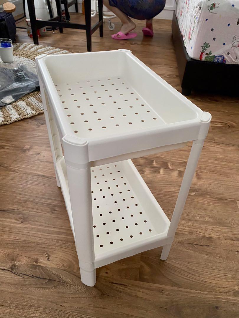 IKEA VESKEN Shelf Unit, white, Furniture & Home Living, Furniture ...
