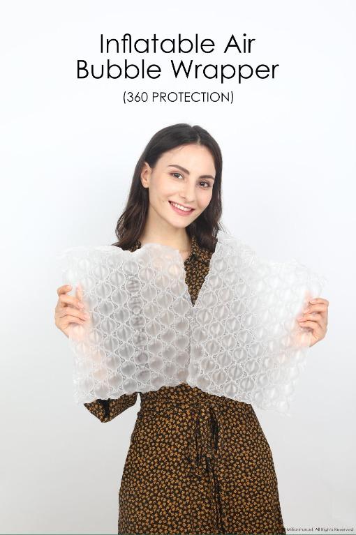 Inflatable Air Bubble Wrapper | Bubble Wrap Packaging | Wine Packing ...