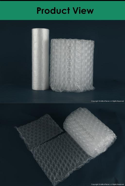 Inflatable Air Bubble Wrapper | Bubble Wrap Packaging | Wine Packing ...
