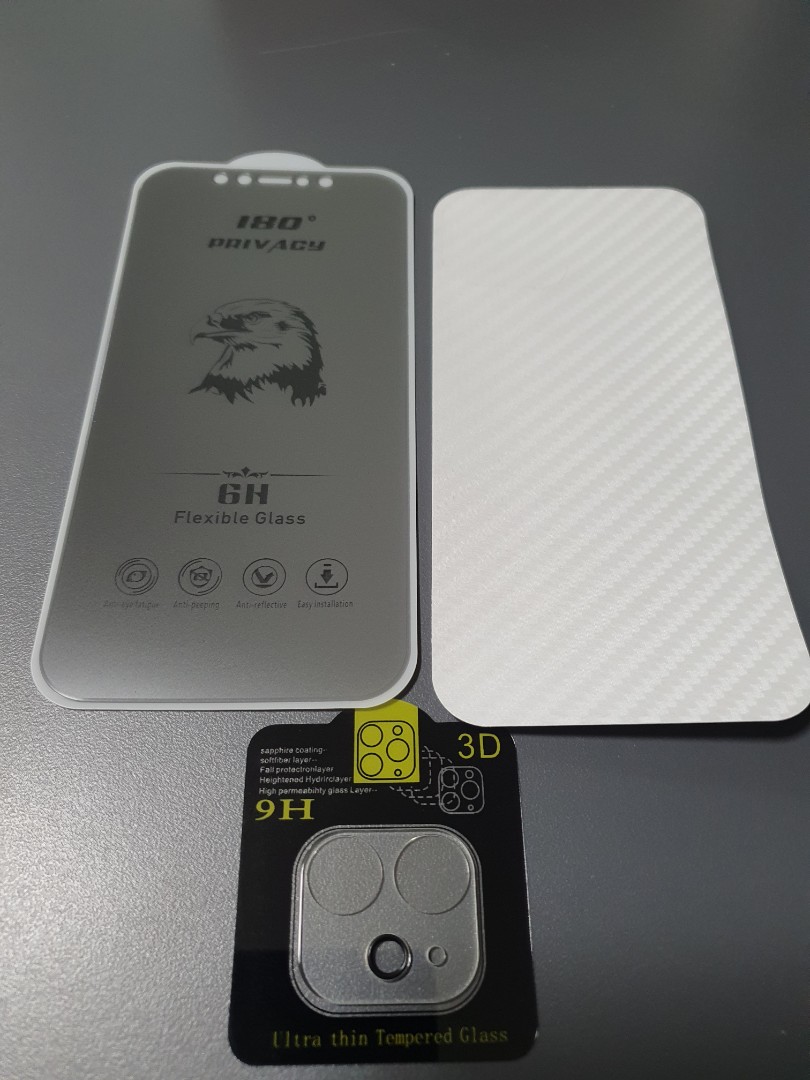 Iphone 12/12 Pro screen/back protector, Mobile Phones & Gadgets, Mobile ...