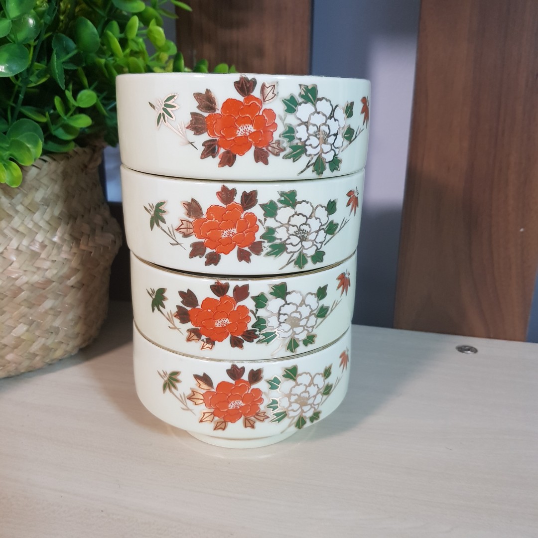 Japanese Stacking Bowls Set, Furniture & Home Living, Home Improvement ...
