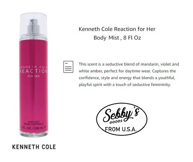 Kenneth Cole Reaction for Her Body Mist, Beauty & Personal Care ...