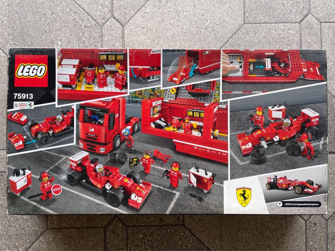 LEGO Speed Champions 75913 F14 T & Scuderia Ferrari Truck, Hobbies ...