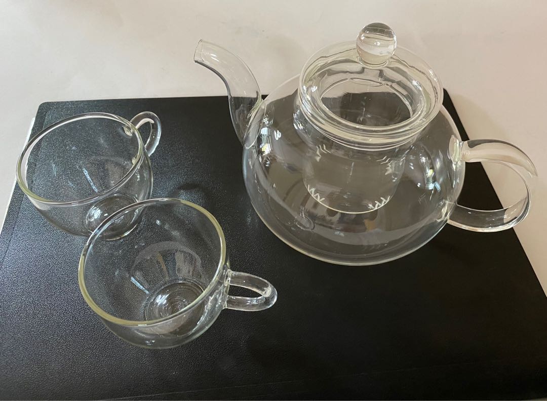 Limited Edition Teapot Set Cup Tea Mini Teacups Glass Pot Cups ...