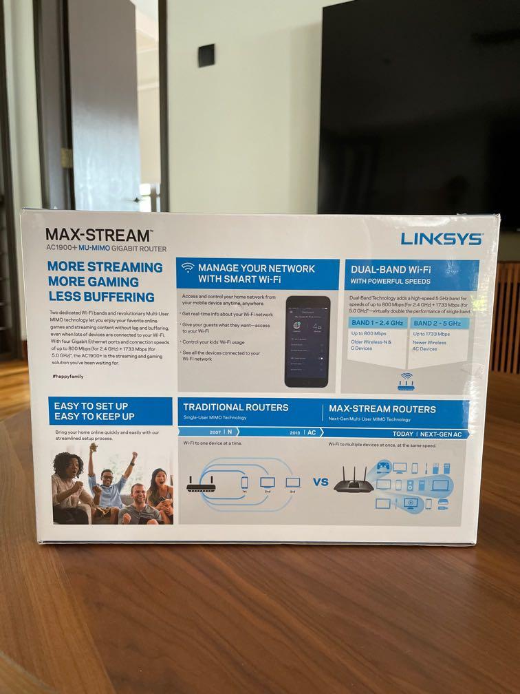 Linksys Max Stream Router, Computers & Tech, Parts & Accessories ...