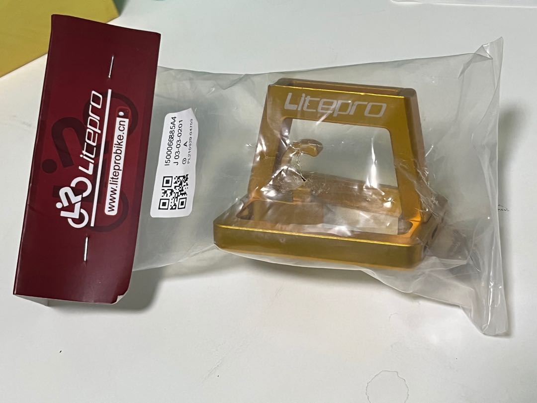 LitePro Front Block ( Gold Color), Sports Equipment, Bicycles & Parts ...