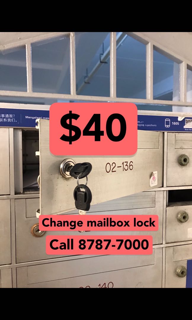 Locksmith letterbox lock, Home Services, Home Repairs on Carousell