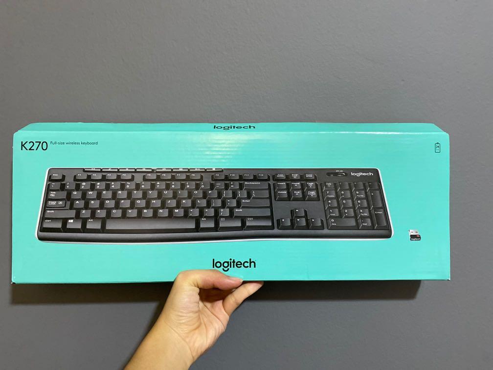 Logitech K270 Keyboard, Computers & Tech, Parts & Accessories, Computer Keyboard on Carousell