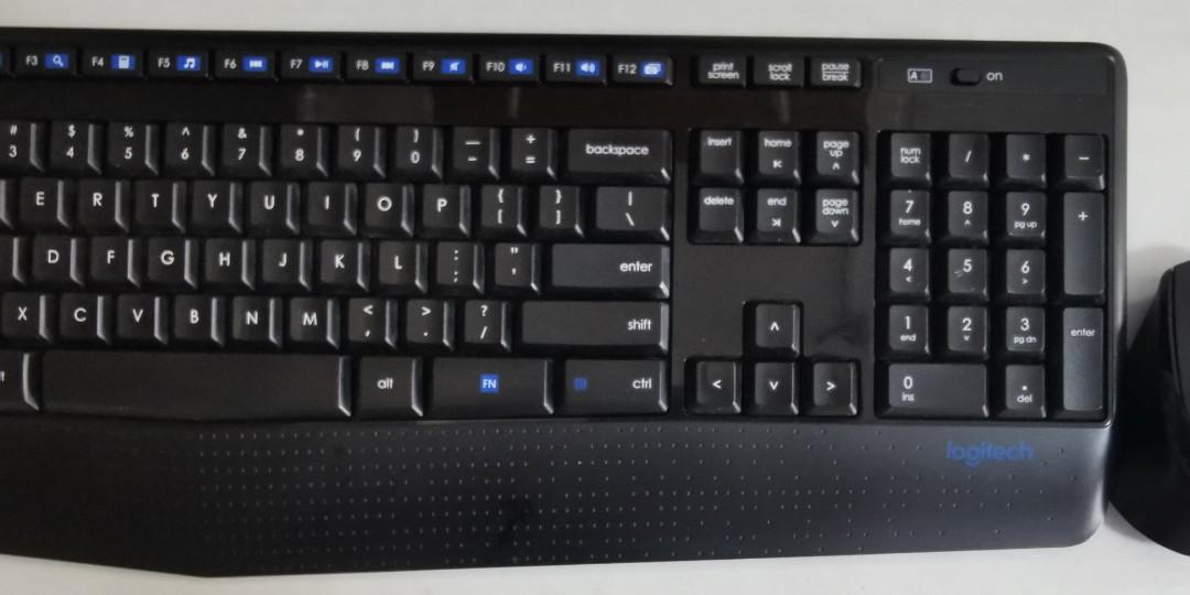 Logitech K345 keyboard combo set, Computers & Tech, Parts & Accessories ...