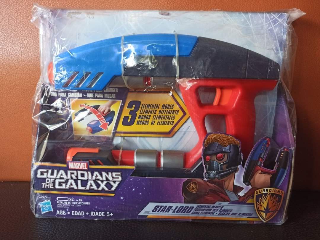 Marvel Guardians of the Galaxy Star-Lord Elemental Blaster Figure ...