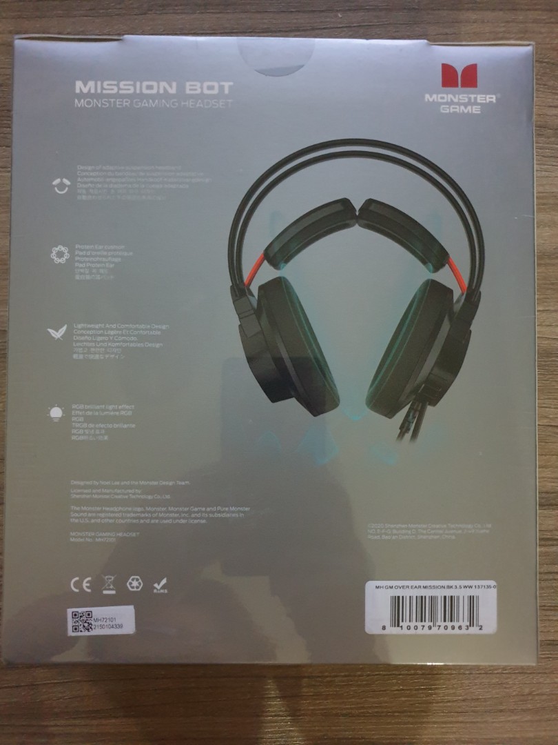 Monster Mission Bot Gaming Headset, Audio, Headphones & Headsets on ...