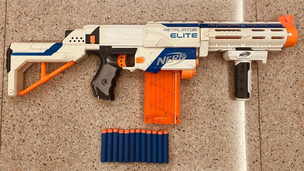Nerf gun/blaster - (Retaliator elite), Hobbies & Toys, Toys & Games on ...