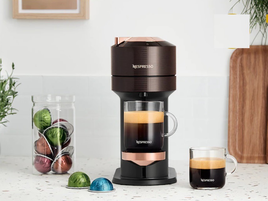 Nespresso Vertuo Next Premium (Rich Brown with Rose Gold), TV & Home ...