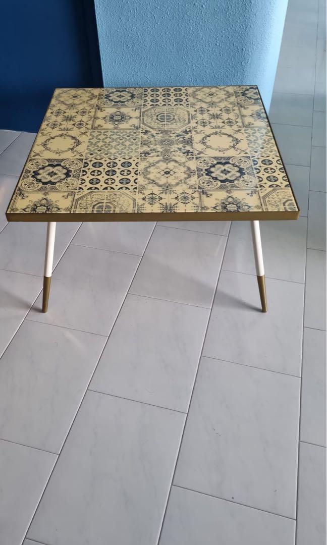 Nyonya Peranakan tiles Coffee Table (Large), Furniture & Home Living ...