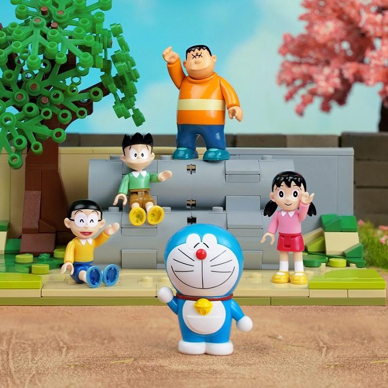 Original Doraemon Nobita Cement Pipe Playground Lego Compatible Block ...