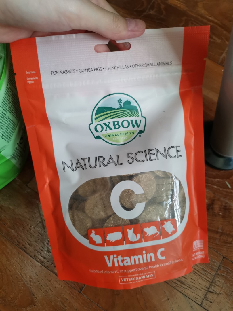 Oxbow natural science vitamin C, Pet Supplies, Pet Food on Carousell
